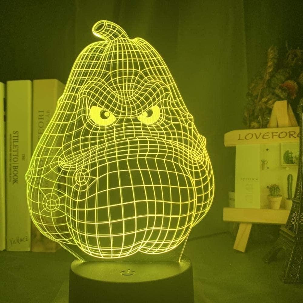 giyiohok Lámpara de ilusión 3D Led Night Light Plants vs. Zombies ...