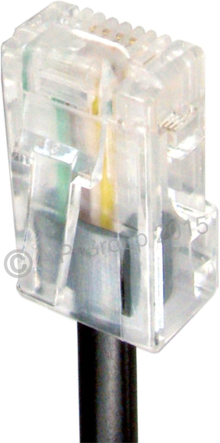 rhinocables® RJ11 to RJ45 Ethernet Modem Data Telephone Cable ASDL ...