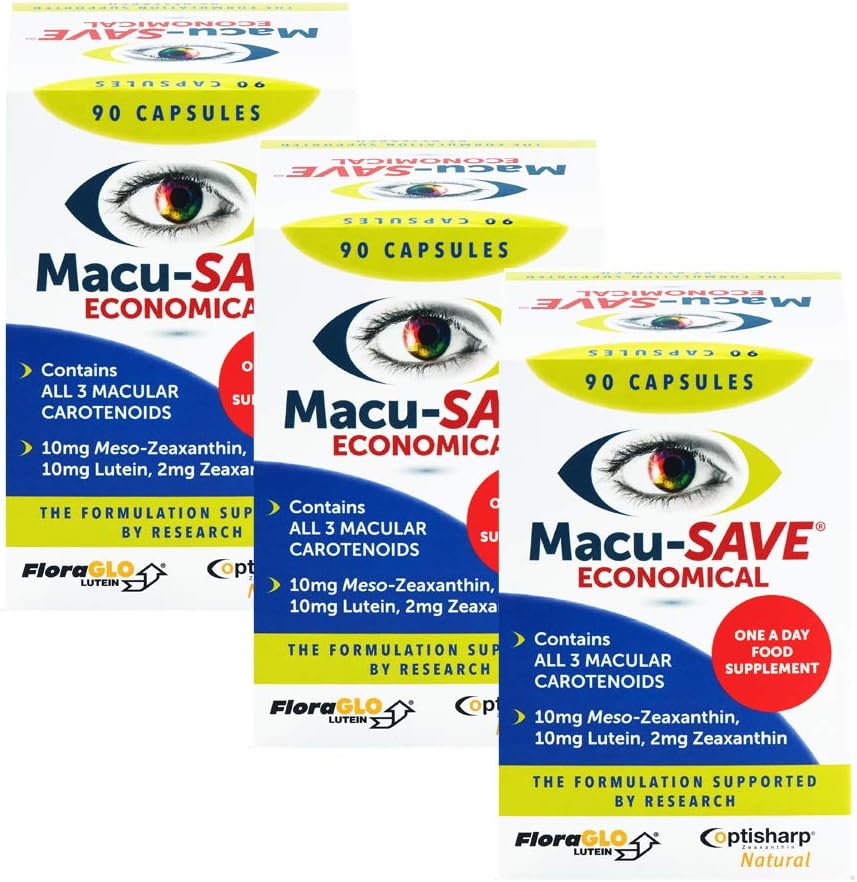 Macu-SAVE Food Supplement for Macular Health with Meso-Zeaxanthin ...
