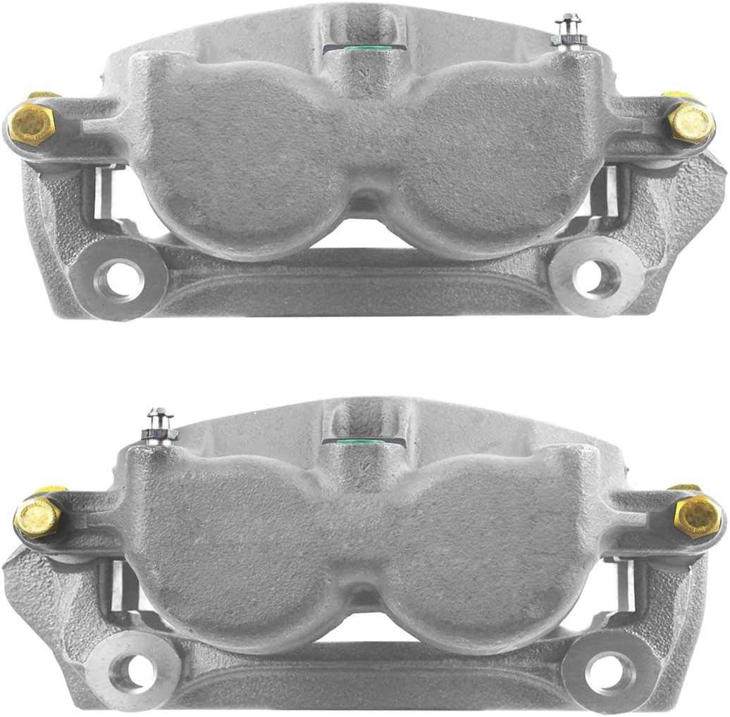 AutoShack BC2714PR Pair Set of 2 Front Driver and Passenger Side Disc ...