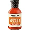 Amazon.com : Miller's Mustard- Red Mustard Banana Pepper Hot Sauce ...
