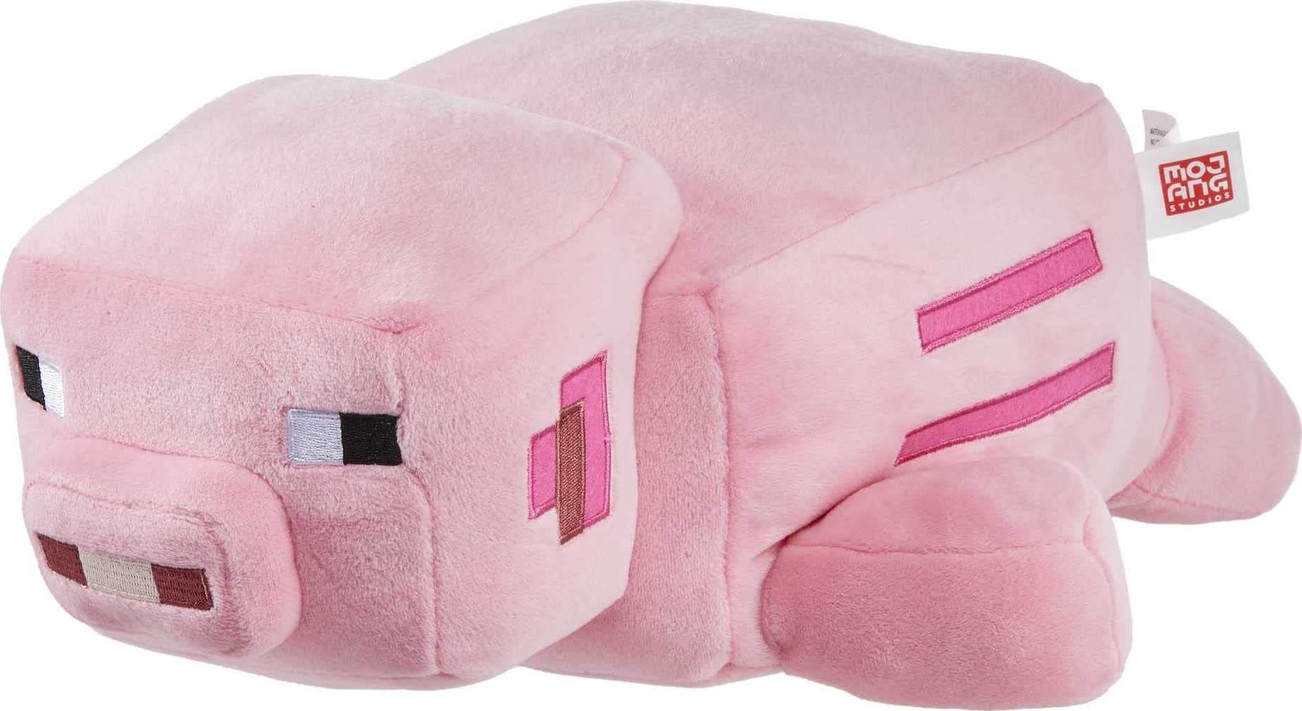 Mua Mattel Minecraft Plush Pig 12-inch Stuffed Animal Figure, Floppy ...