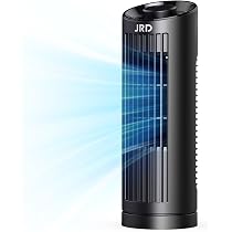 Air Circulator JRD Quiet Table Fan - 3 Speeds, 7H Timer, 90 ...