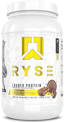 RYSE Loaded Protein Powder - Peanut Butter Cup - 25g Whey Protein ...