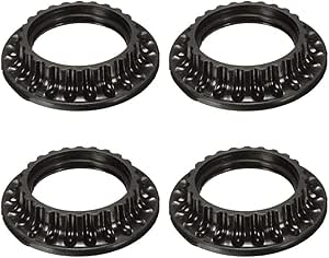 KINDPMA 4 Pack E26 Light Socket Rings Screw Lamp Shade Ring Black Lamp ...