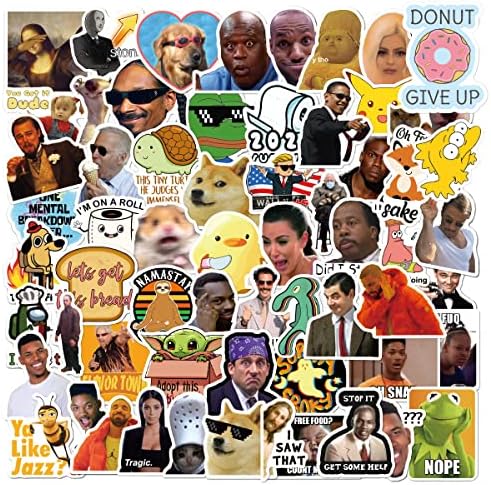 166PCS Funny Meme Vinyl Stickers Pack, Vine Stickers for Laptop, iPhone ...