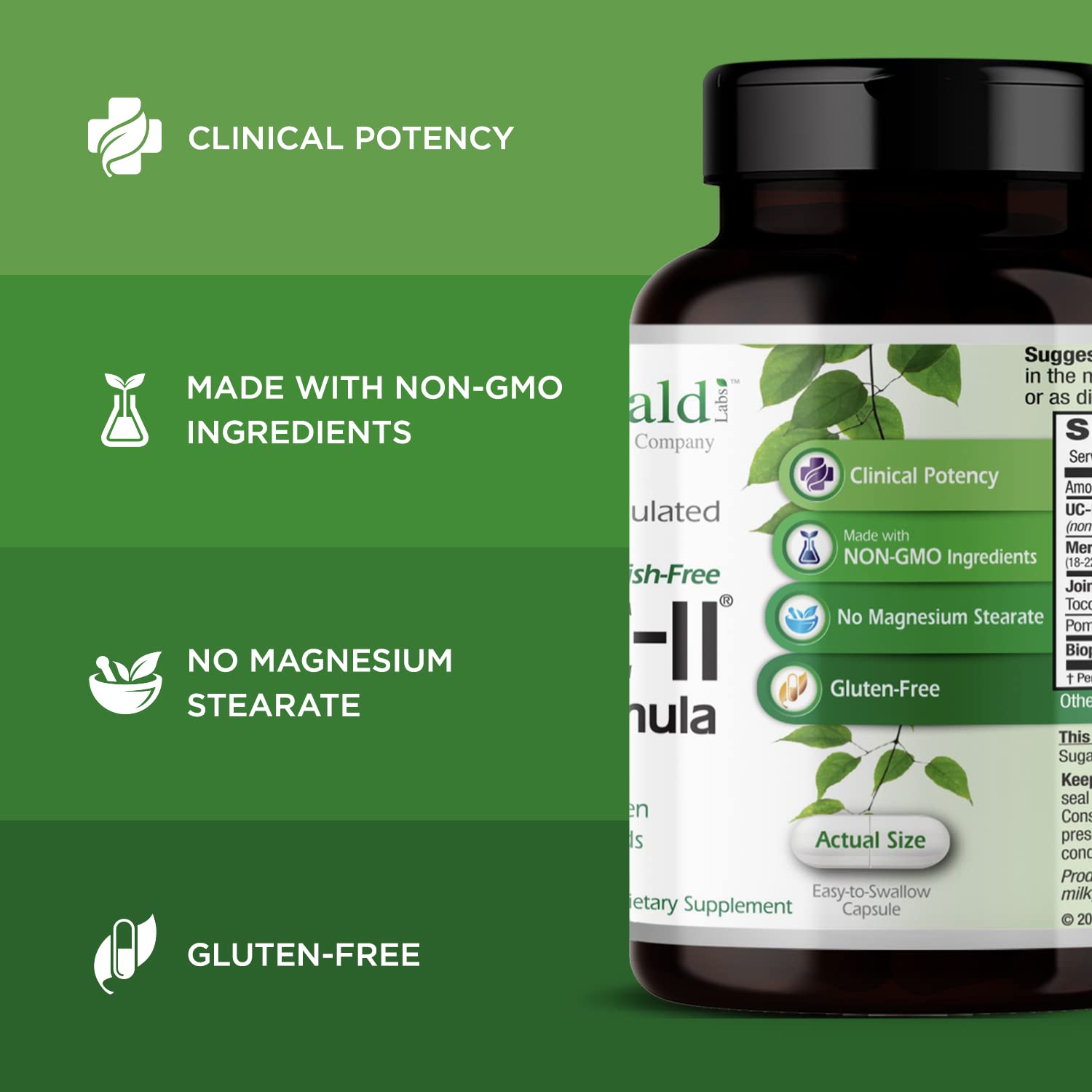 Mua EMERALD LABS UC-II Joint Formula - Made with Undenatured Collagen ...