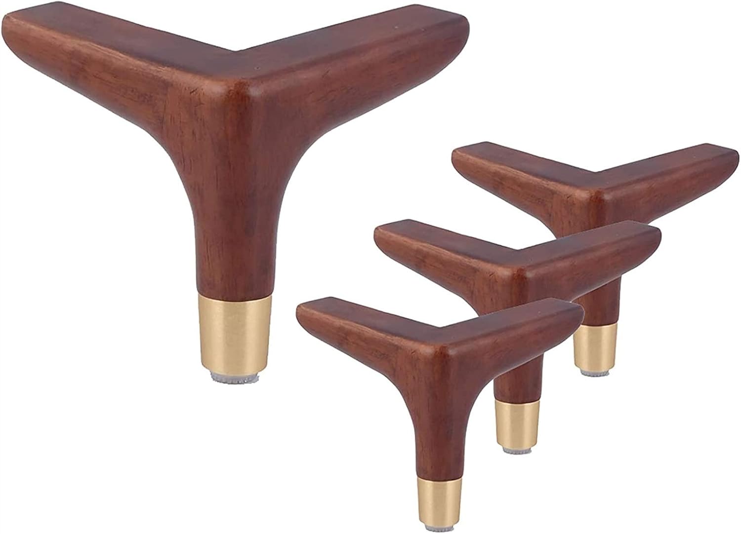 Set Of 4 Triangle Furniture Legs Solid Wooden Furniture Legs Sofa Set Of 4 Triangle Furniture Legs Solid Wooden Furniture Legs Sofa