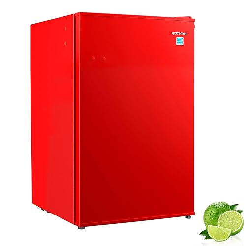 Upstreman 4.5 Cu.Ft Mini Fridge, Single Door Compact Refrigerator ...