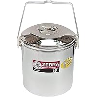 Amazon.com: ZEBRA THAILAND Improved 16cm Loop Handle Pot, Silver : Home ...