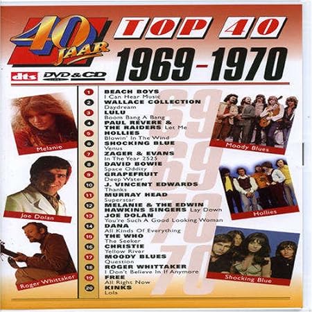 Various Artists - Top 40: 1969 - 1970 CD + Dvd 20 Tracks - Amazon.com Music