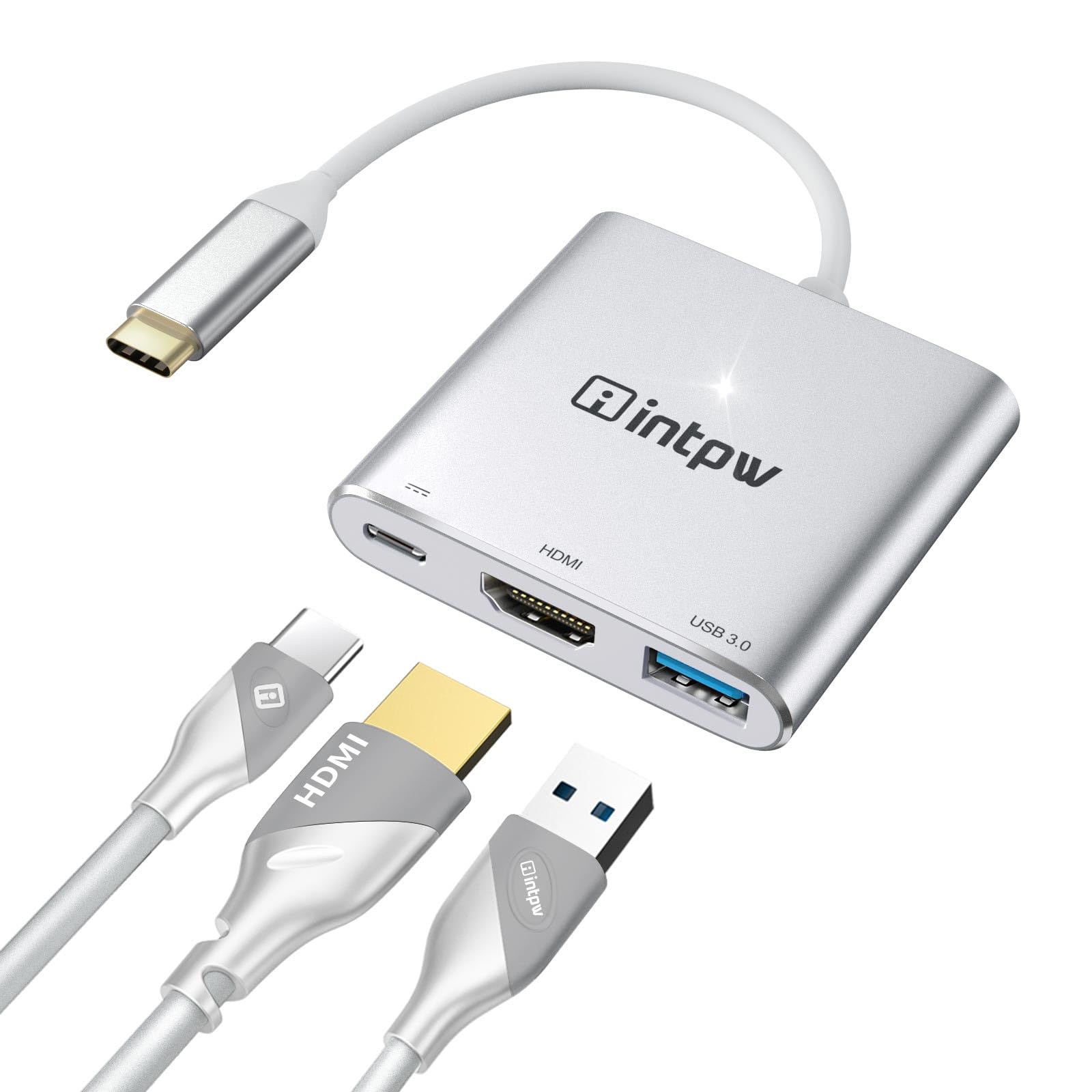 Mua HDMI to USB C Adapter 4K@30hz, USB-C Digital AV Multiport Adapter ...