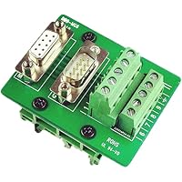 Amazon.com: Avanexpress DB9 Breakout Connector RS232 Serial 9 Pin Connector Db9 Terminal (Male ...