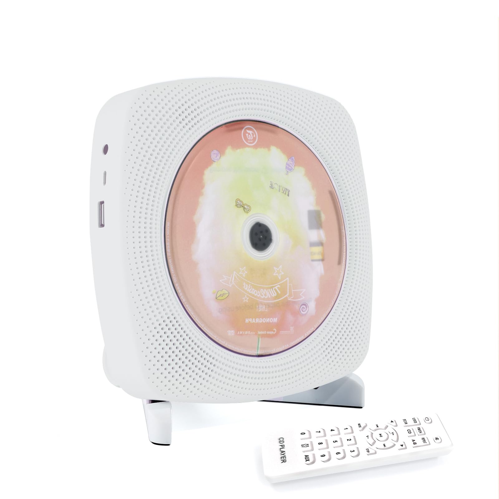 Mua irimoso Wall Mounted CD Player - Dual Speakers, LED Display, Remote ...