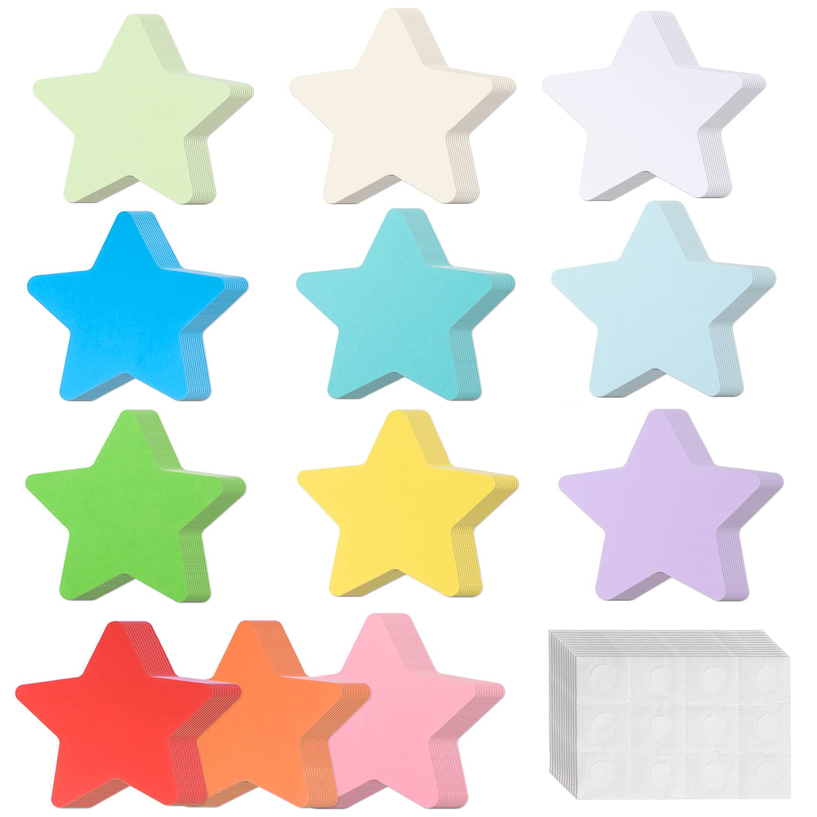 Mua 240 Pieces Large Star Cut Outs Paper Stars Shapes Assorted Color ...