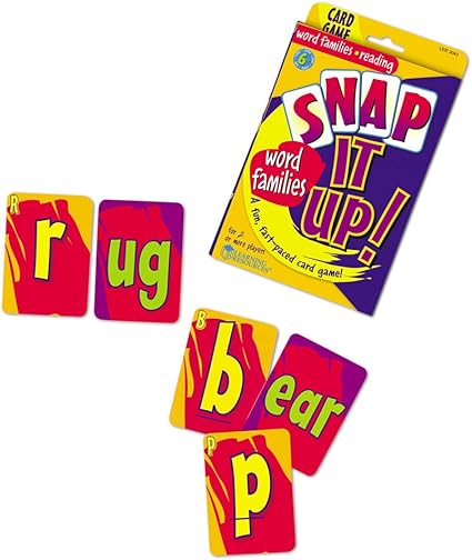 Learning Resources LER3043 Snap It up Phonics: Word Families: Amazon.ca ...
