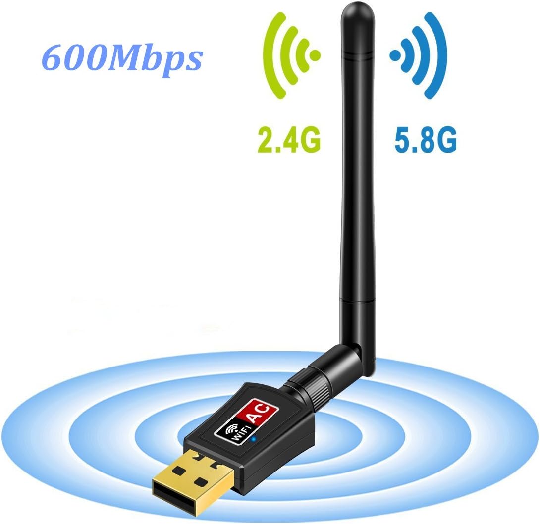 LMTECH Wifi Dongle AC Dual Band 5GHz 433Mbps Wireless USB Wifi Adapter ...