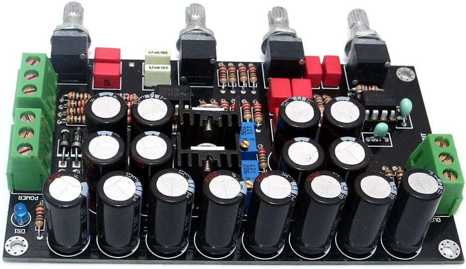 DollaTek HIFI amplificador audio OPA2604+AD827 OPAMP 5532 LM337 LM317 ...