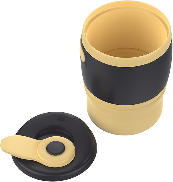 Amazon.com : MoKo Collapsible Coffee Cup, 350ML Portable Leakproof ...