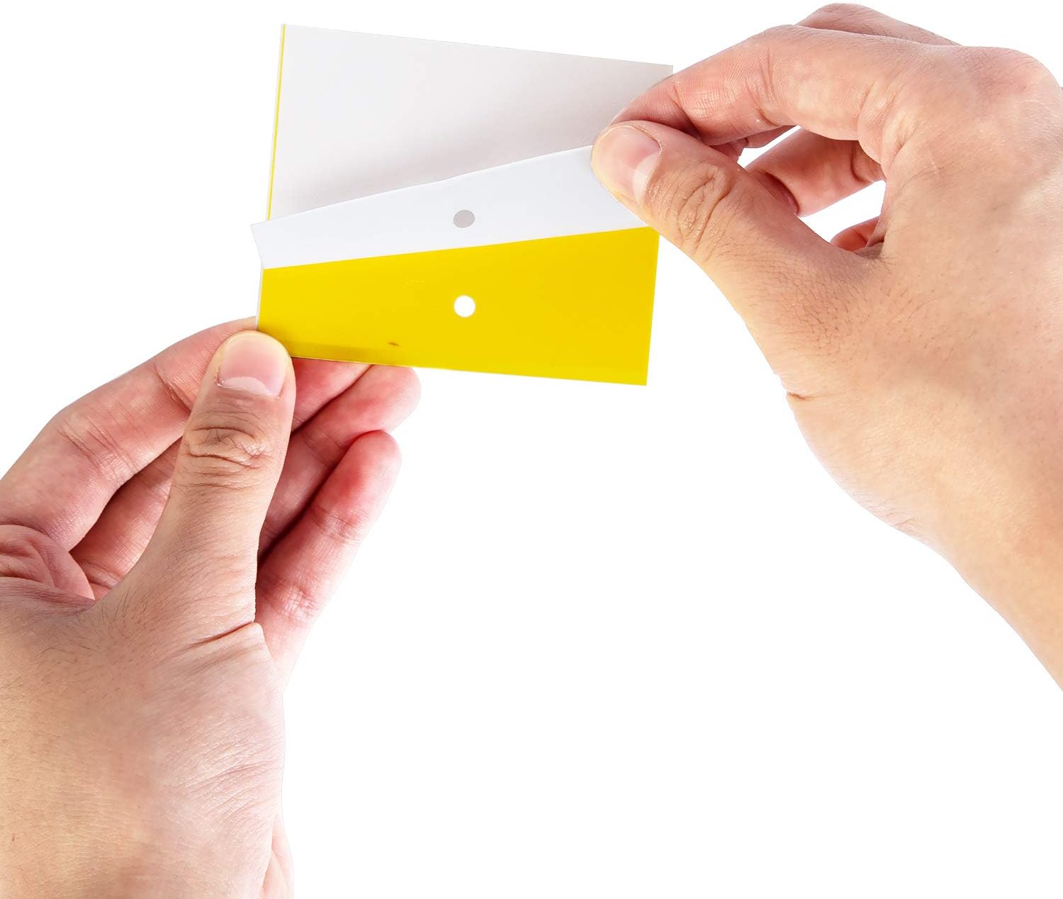 24 pieces fly trap with large adhesive surface, multiple use of yellow ...