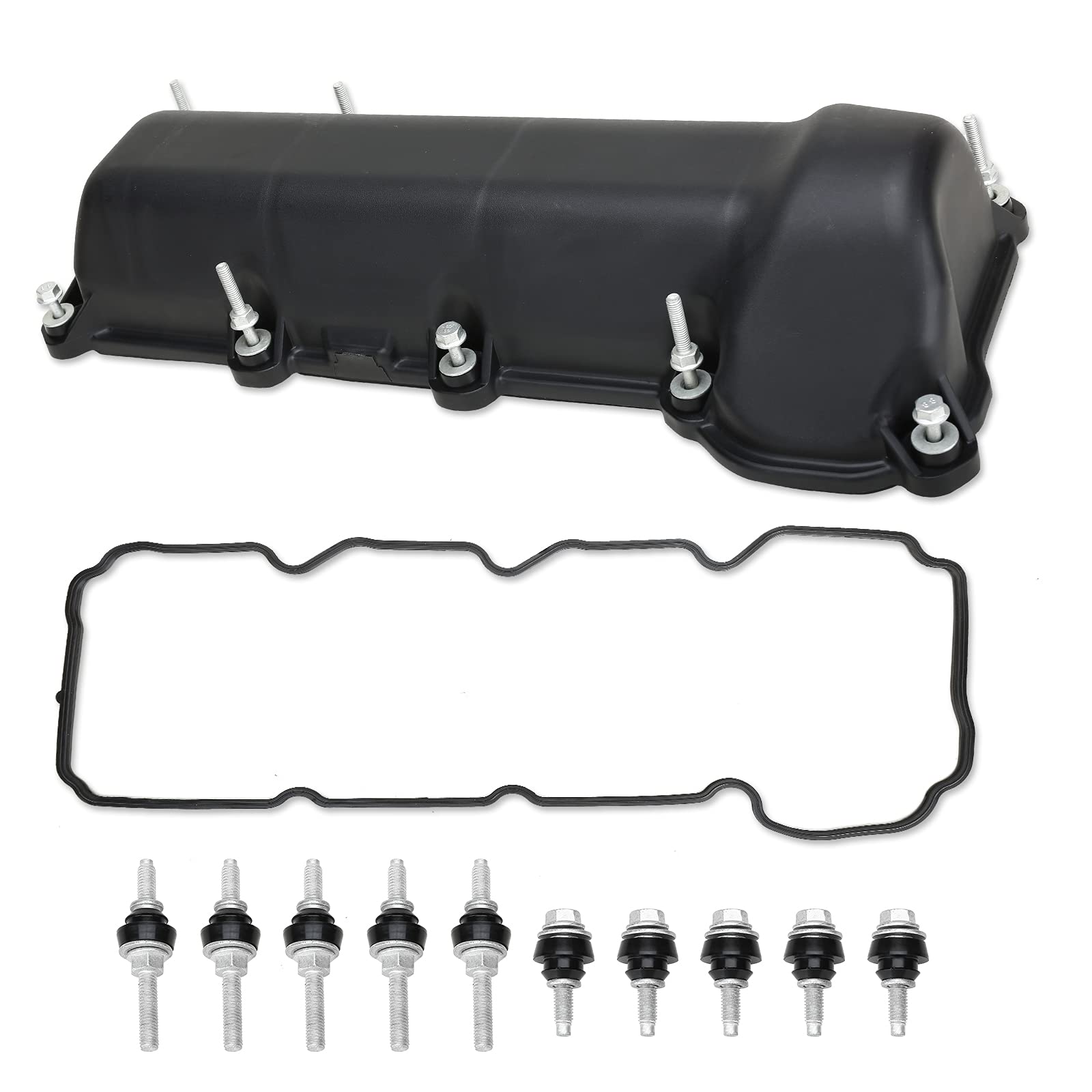 MITZONE Left Side Engine Valve Cover Kit with Gasket & Bolts Compatible ...