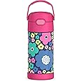 Amazon.com: THERMOS FUNTAINER 12 Ounce Stainless Steel Vacuum Insulated Kids Straw Bottle, Mod ...