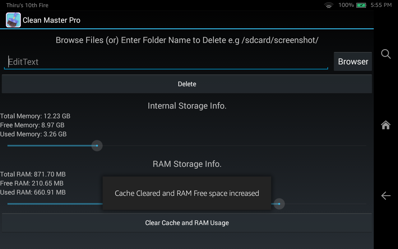 Master Cleaner Pro (Fire TV and Tablet Edition): Amazon.es: Appstore ...