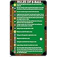 Amazon.com: Rules of 8 Ball Pool Eight Ball Billiards Pool Table Room ...