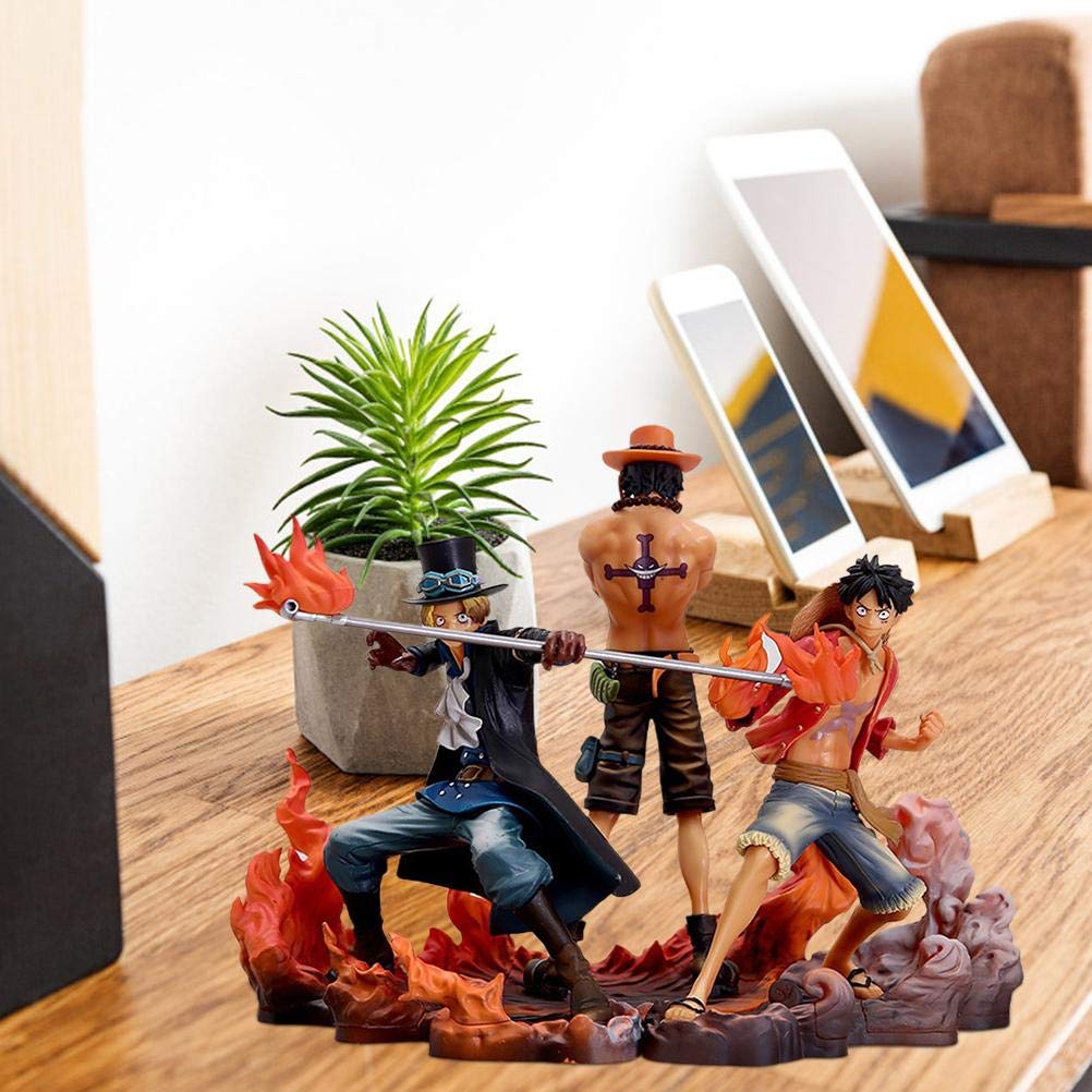 Mua LIANGLIDE One Piece Anime Figure,Monkey D Luffy,Portgas D Ace,Sabo ...