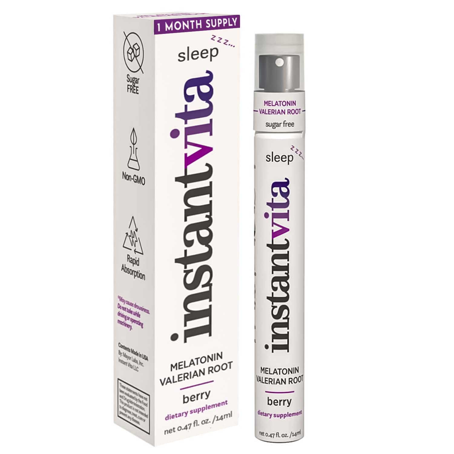 Mua Sleep Spray by Instantvita, Melatonin + Valerian Root, Oral ...