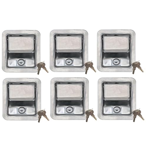 Set of 6, Buyers Products L3885RLS-x6 Stainless Steel Rotary Paddle ...