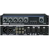 Shure SCM262 Stereo Mixer for Use with 2 Microphones and 3 Stereo ...