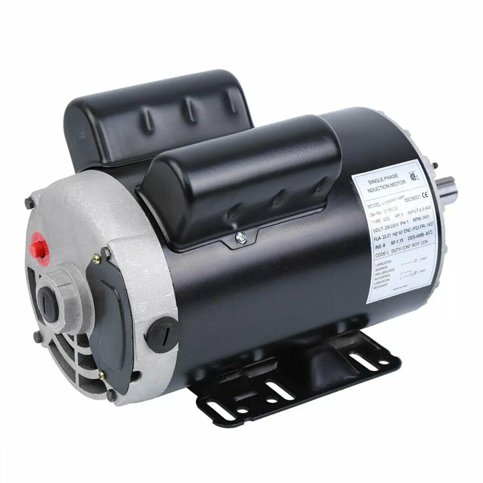 Mua 5 HP 1 Phase Compressor Motor, 208-230V /4.6kW /60Hz 143/5T Frame ...