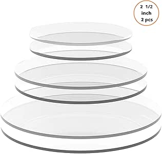 Amazon.com: uVeans Clear Acrylic Circle - Plastic Round Disc - Acrylic ...