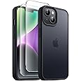 Amazon.com: JETech 3 in 1 Matte Case for iPhone 14 6.1-Inch with 2-Pack ...
