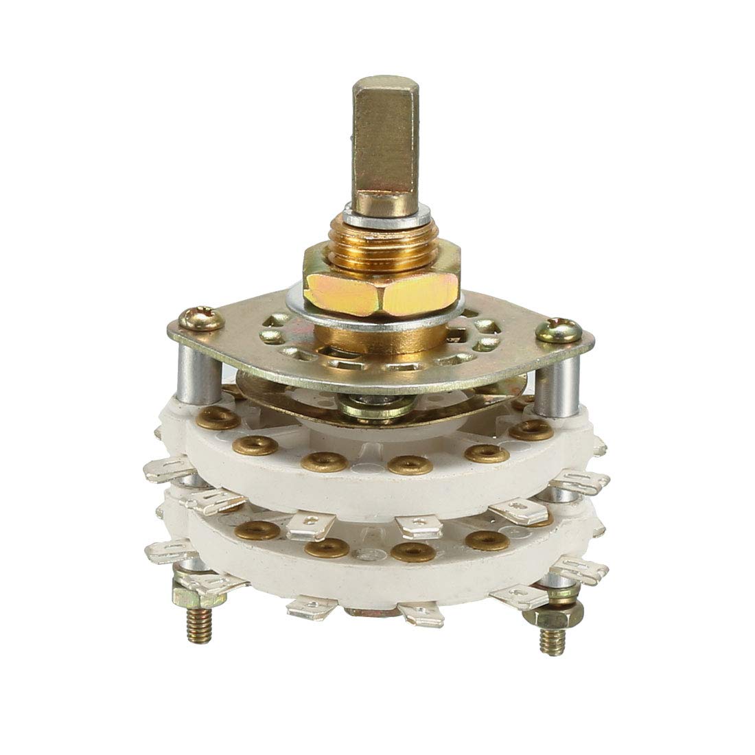 Sourcingmap 6P3T Selector de interruptor giratorio de 6 polos, 3 tiros ...