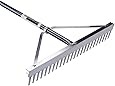 Amazon.com : Midwest 10024 Aluminum Landscape Rake, 24-Inch, BLACK ...