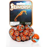 Amazon.com: Mega Marbles - BUMBLEBEE MARBLES NET (1 Shooter Marble & 24 ...