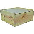 Amazon.com: 12x12x5 5/8 Inches Outside Dimensions, Wooden Box with ...