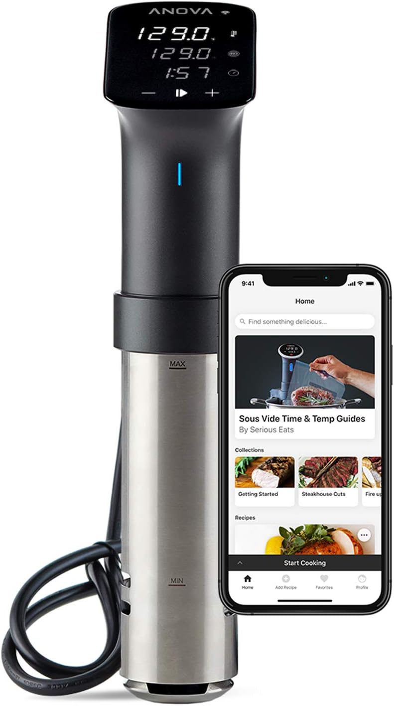 Anova Culinary | Sous Vide Precision Cooker Pro (WiFi) | 1200 Watts ...