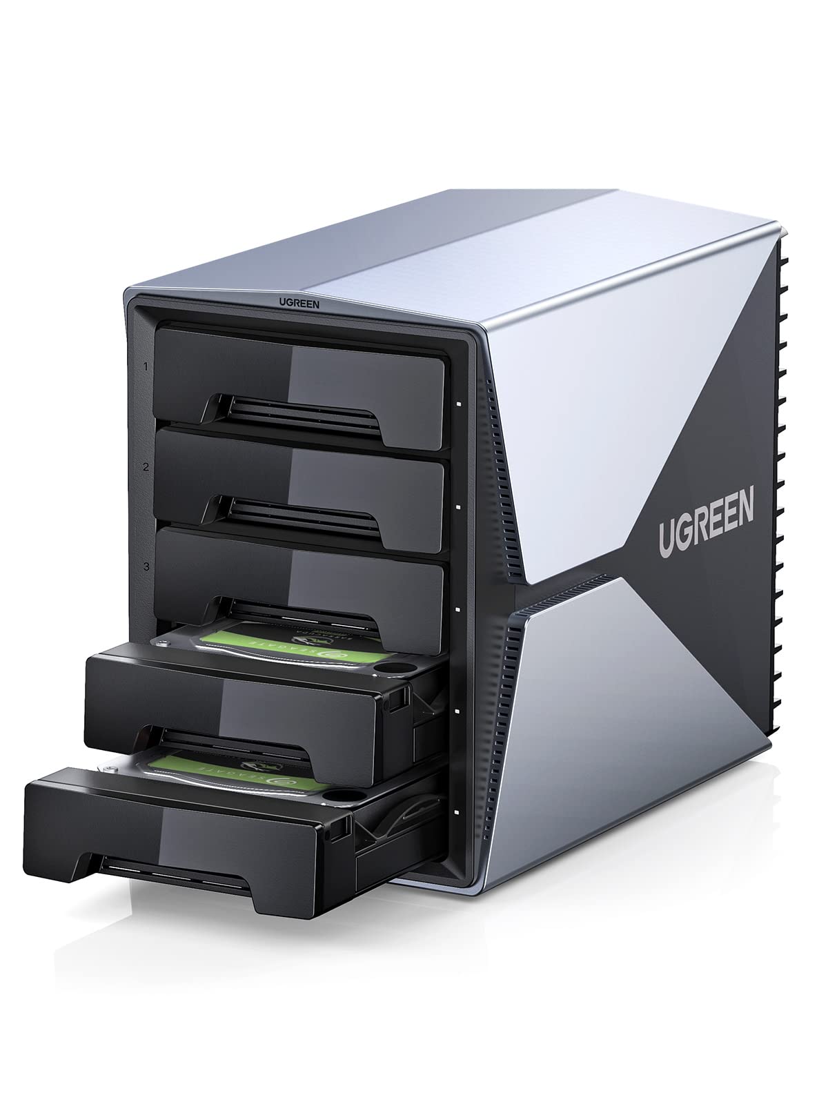Mua UGREEN 5 Bay USB-C to SATA HDD SSD RAID Enclosure, Tool-Free Silent ...