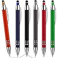 Amazon.com : cobee® Stylus Tip Ballpoint Pens, 6 Pieces 1.0mm Retractable Ball Point Pen Medium ...