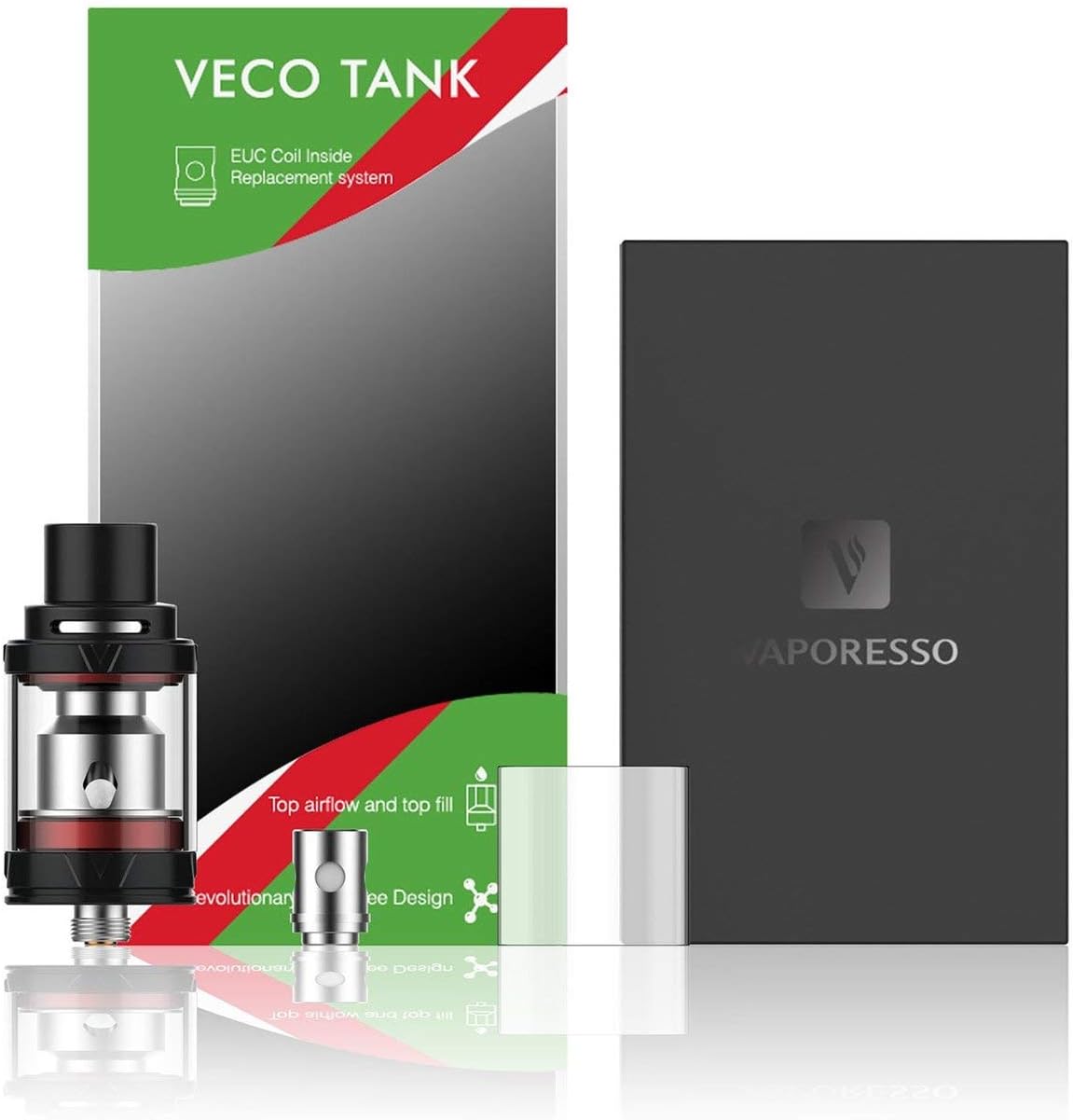 Genuine Vaporesso Veco Tank [Black] – BigaMart