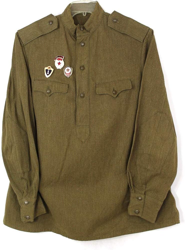 Amazon.com: Soviet USSR Military ORIGINAL1969 Used Tunic Gymnasterka ...