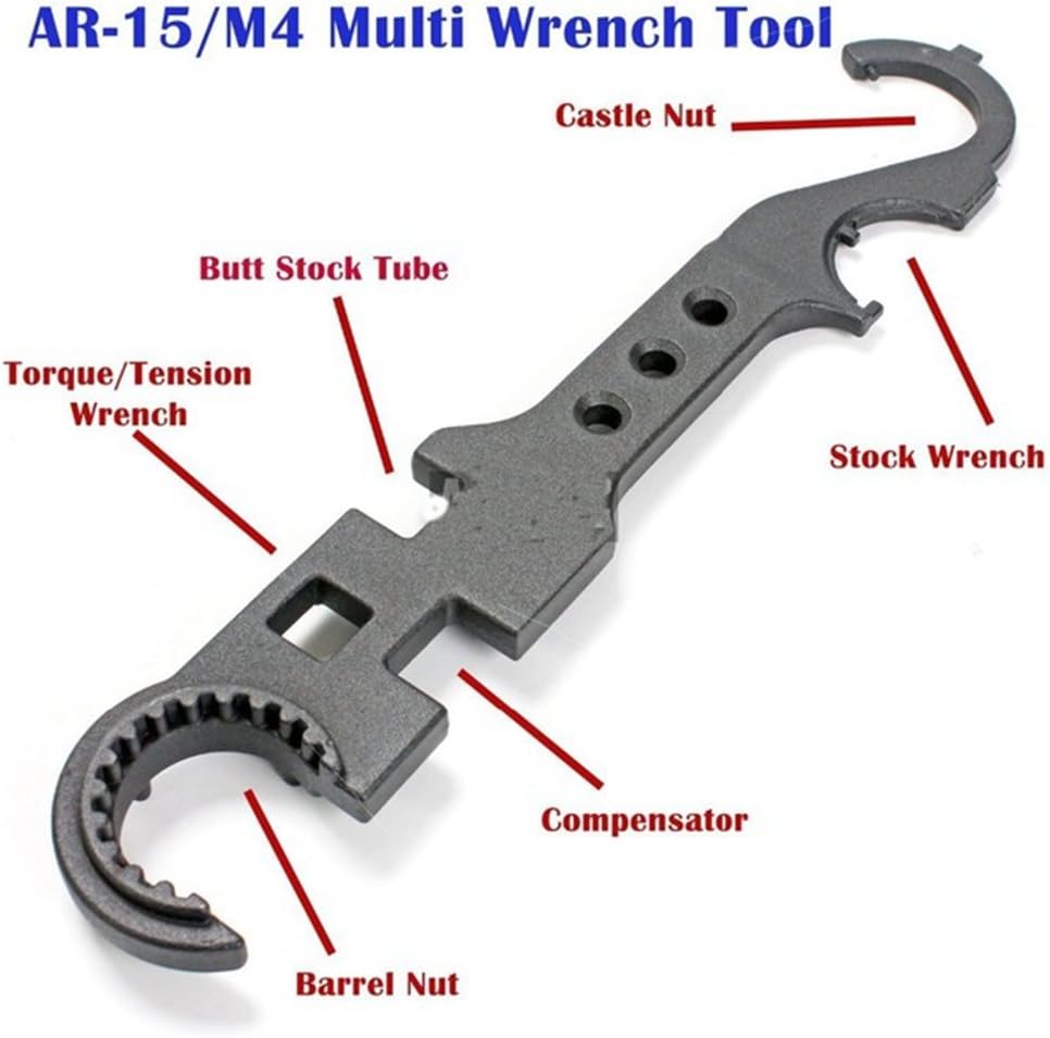AR15/M4 Tactical Armorers Rifle Combo Wrench Barrel Nut Stock Tool for ...