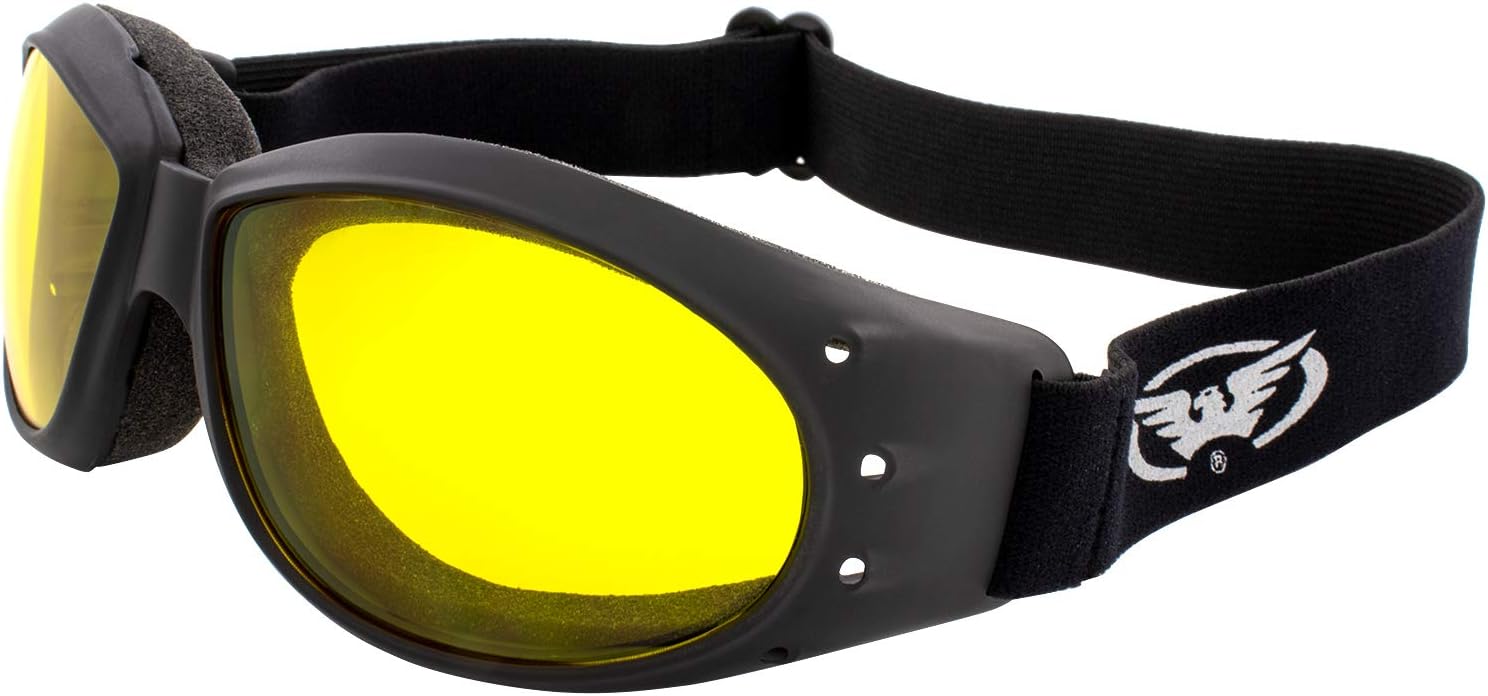 Amazon.com: Global Vision Eliminator Red Baron Motorcycle Aviator ...