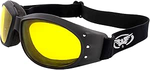 Amazon.com: Global Vision Eliminator Red Baron Motorcycle Aviator ...