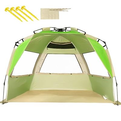 ZOMAKE Instant Beach Tent 3-4 Person, Pop Up Sun Philippines | Ubuy
