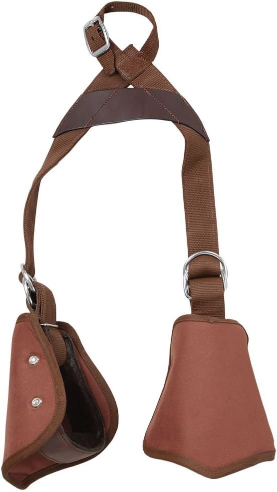 Tough-1 Kids Nylon Slip-On Stirrup Set (Hooded Stirrups) - Brown - Kids ...