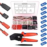 Amazon.com: 40 Sets Servo Plug Male Female Connector Crimp Pin Cable Kit Compatible JST SYP ...